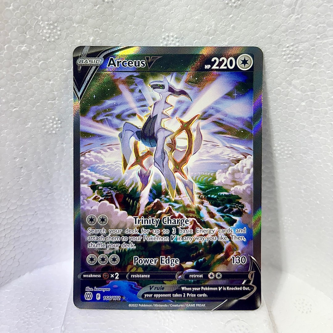 Arceus V 166/172 - Brilliant Stars Alt Art English POKEMON, Hobbies ...