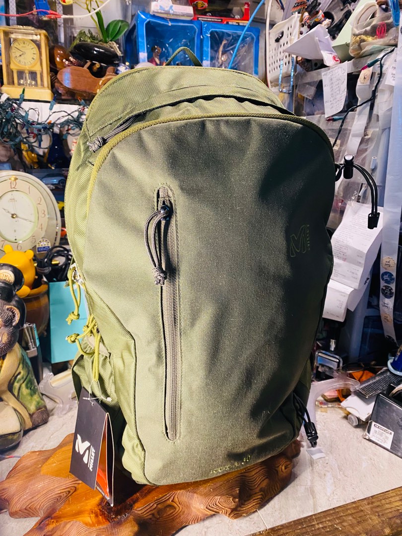 Authentic Millet Kula 30 Military Green Back Pack, Men's Fashion, Bags ...
