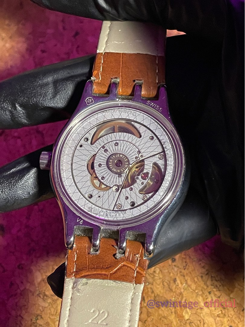 Automatic Swatch Classic Line Lines, Men's Fashion, Watches ...