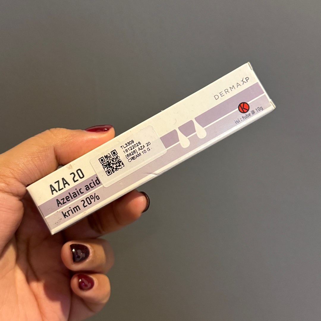AZA 20% CREAM 10 GRAM TUBE ( Azelaic Acid ) / Obat Jerawat, Kesehatan ...