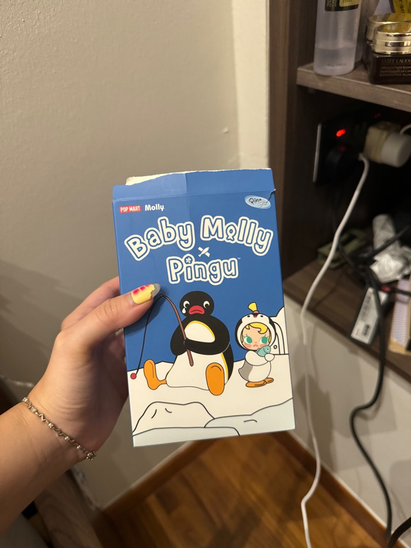 Baby Molly x Pingu Popmart, Hobbies & Toys, Toys & Games on Carousell