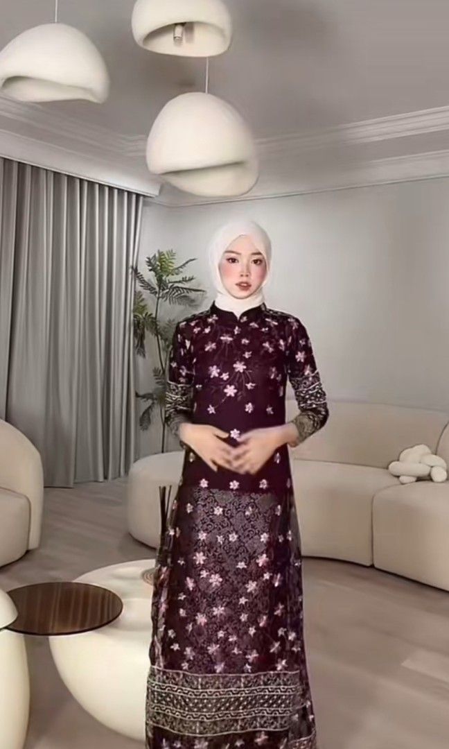 BAJU KURUNG SURAYA CEO CHOMEL, Women's Fashion, Muslimah Fashion, Baju ...