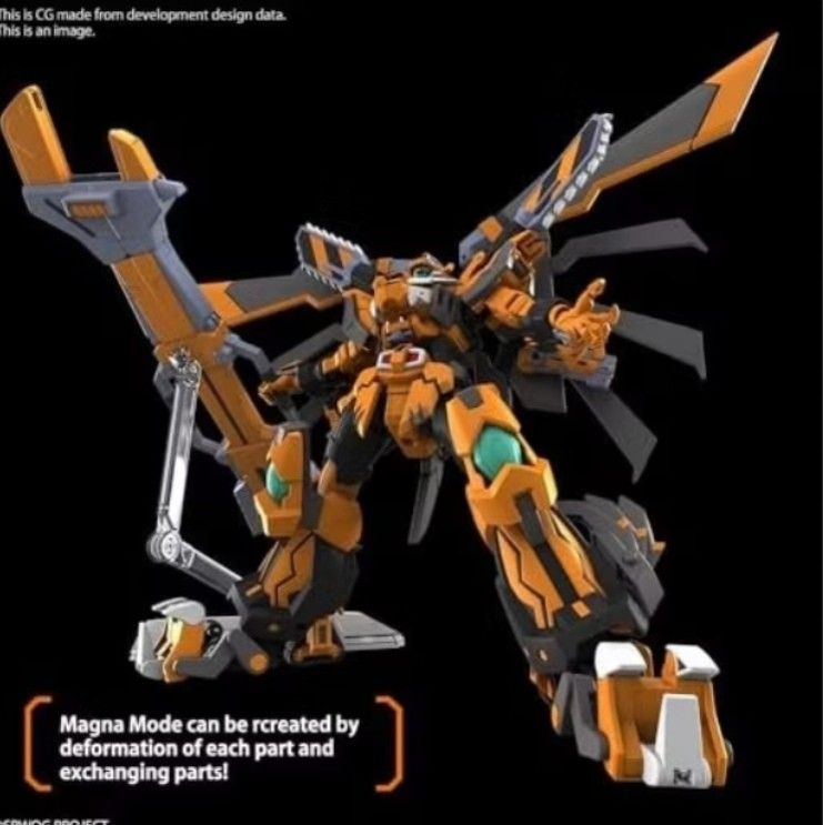 BANDAI HG Super Robot Wars Z Gunleon plastic model kit Zeta Gundam Great Mazinger Grendizer ...