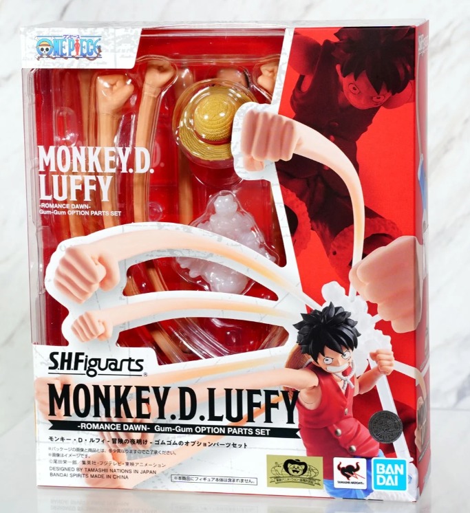 Bandai S.H.Figuarts Monkey D. Luffy -Romance Dawn- Gum Gum Option Parts Set, Hobbies & Toys ...