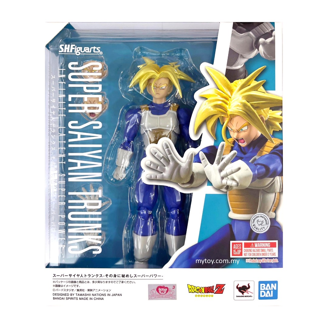 Bandai S.H.Figuarts SUPER SAIYAN TRUNKS -INFINITE LATENT SUPER POWER ...