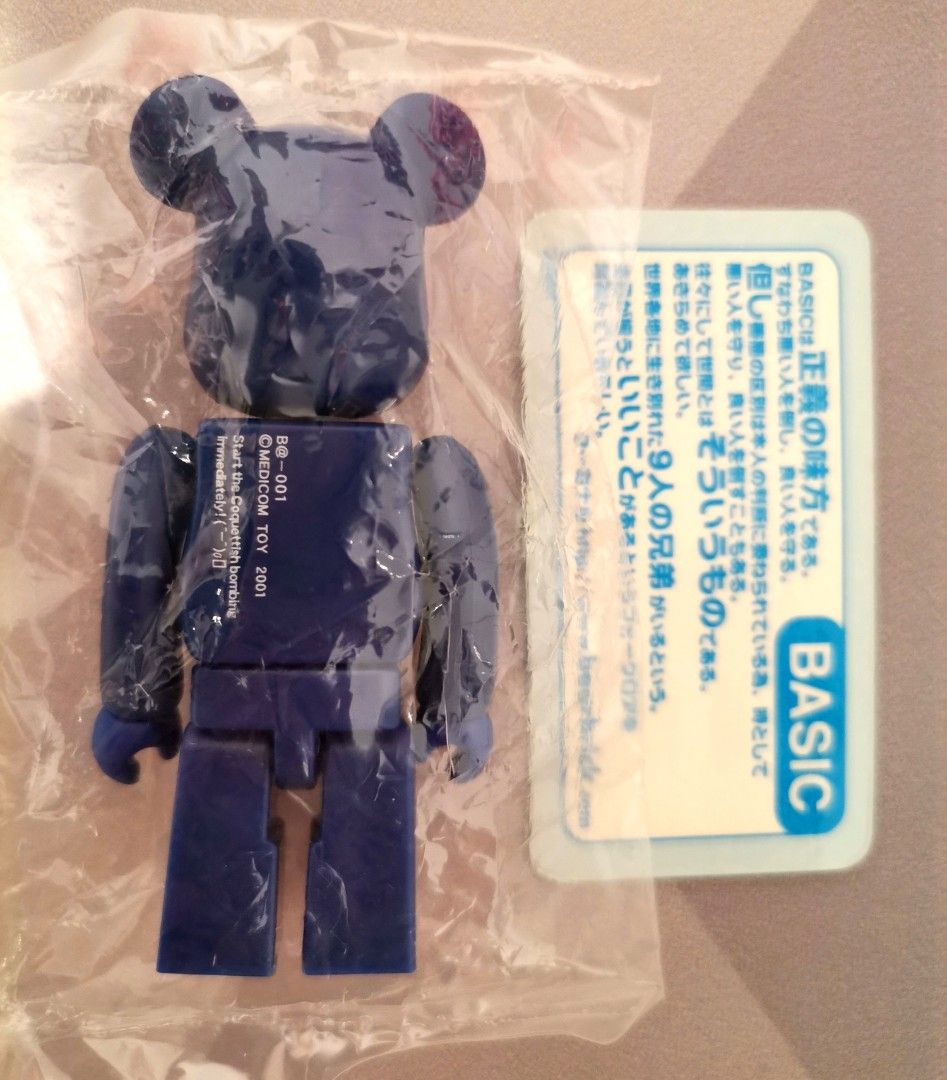 [Pre-Order] Bearbrick Series 1 Basic @ (Ocean Blue) B@001 (2001) 100% ...
