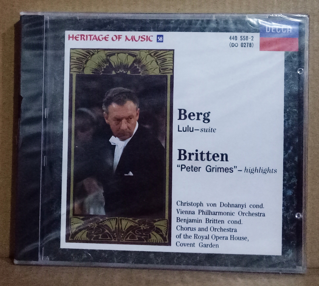 BERG & BRITTEN - LULU & PETER GRIMES - CD segel, Musik & Media, CD, DVD ...