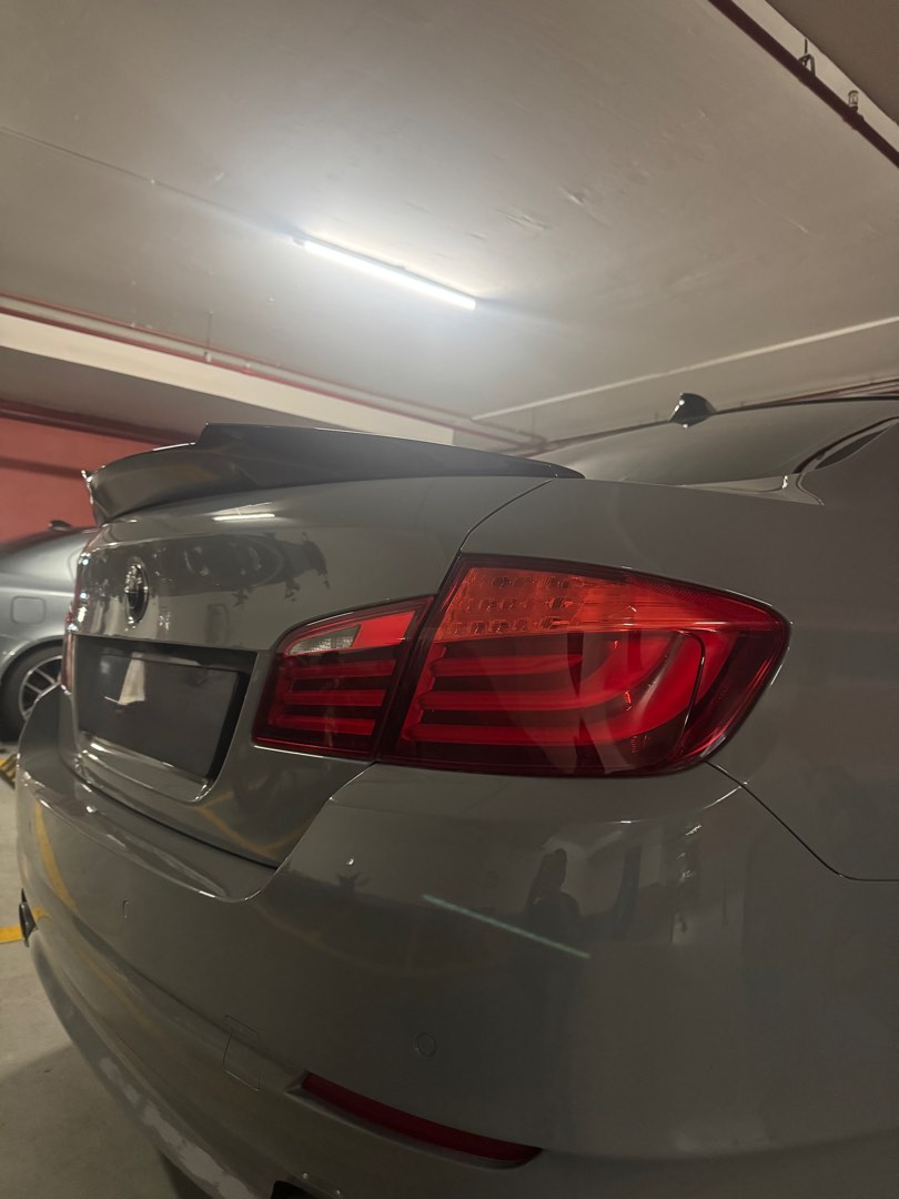 BMW M4 boot lip spoiler for F10, Car Accessories, Accessories on Carousell