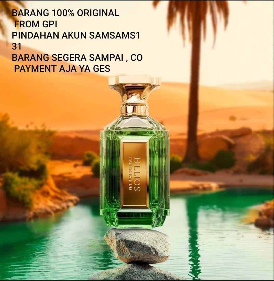 BNIB NEW Velixir parfum helios, adonis, galatea parfum import not ...