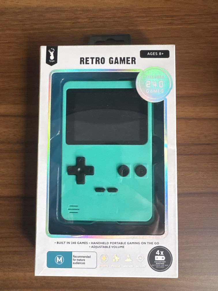 BNIB Retro gamer handheld, Video Gaming, Video Game Consoles, Others on ...