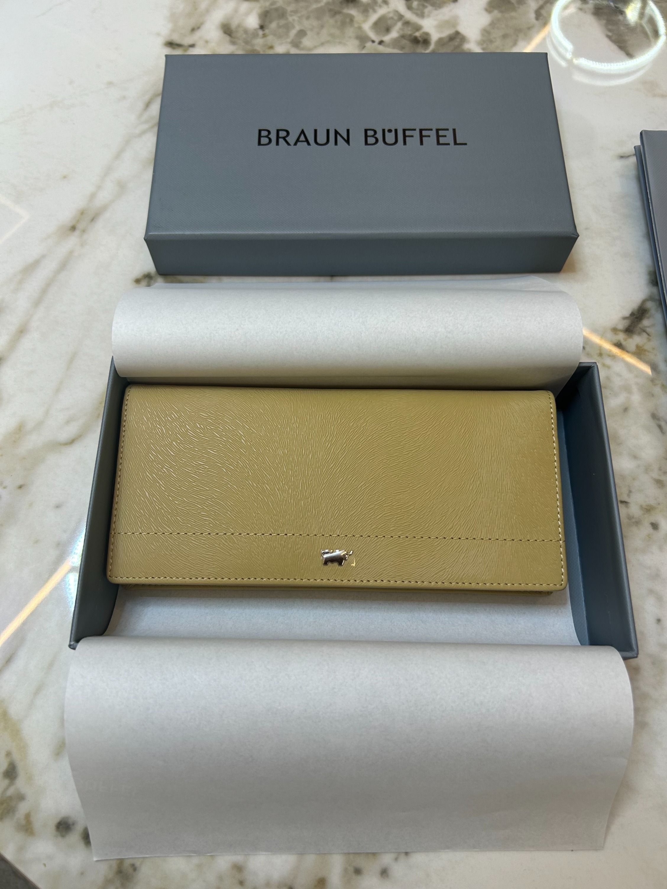 EYANA BIFOLD LONG WALLET WITH ZIP COMPARTMENT CURRY, Luxury, Bags ...