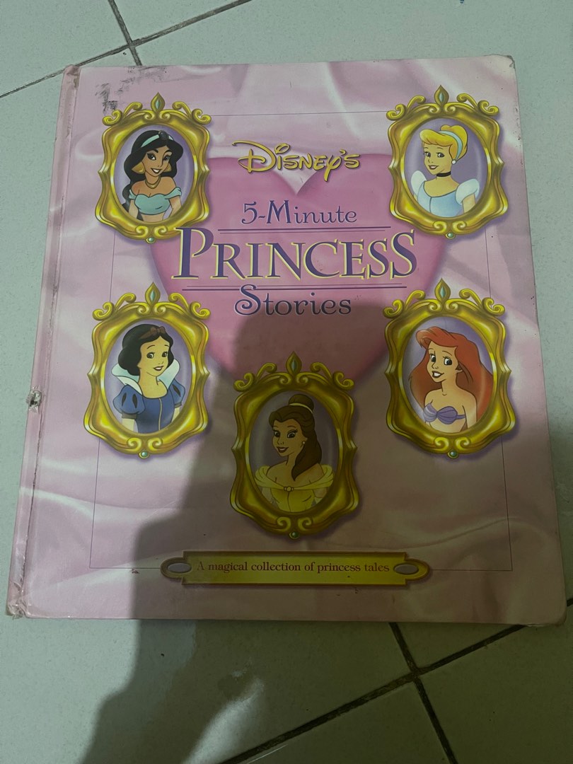 Buku dongeng princess disney 5 minute princess stories besar kumpulan ...