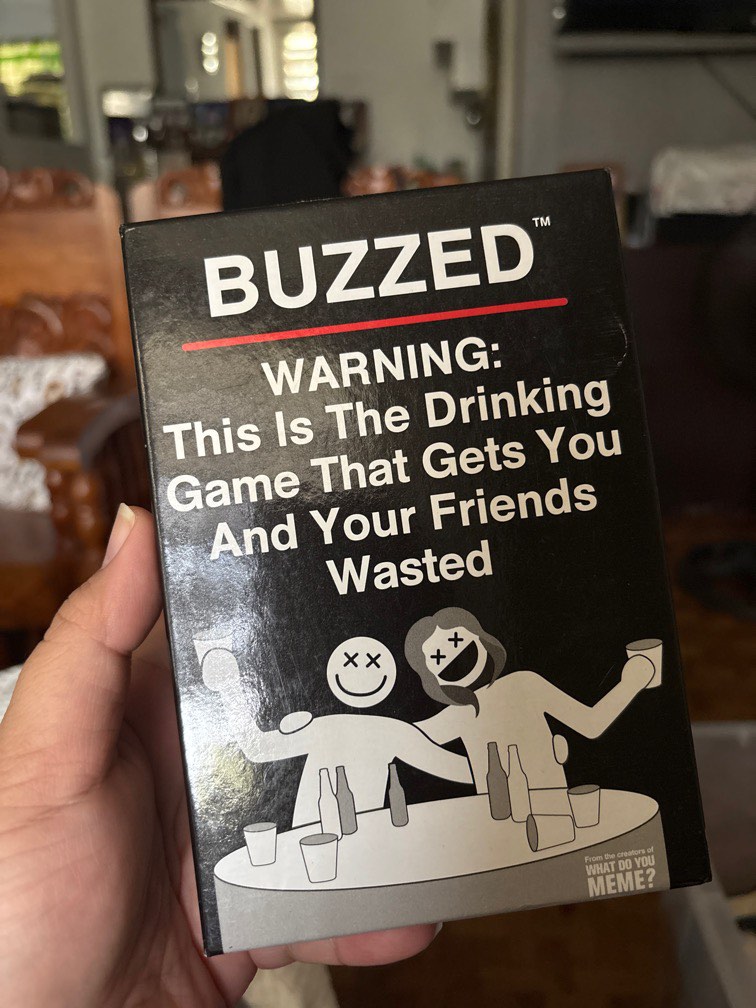 Buzzed Drinking Card Games, Hobbies & Toys, Toys & Games on Carousell