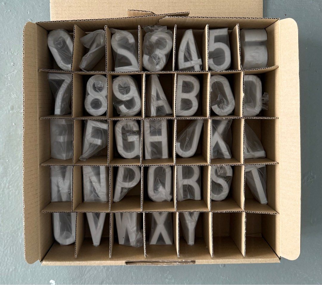 Car Plate Font Standard C70 atau Crystal 30+ Design semua ada., Auto ...