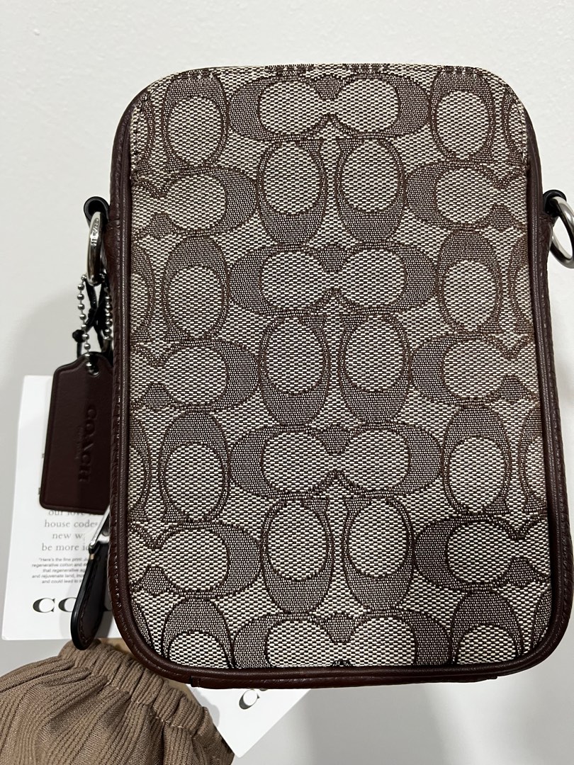coach stanton crossbody in signature jacquard, Luxury, Bags & Wallets ...
