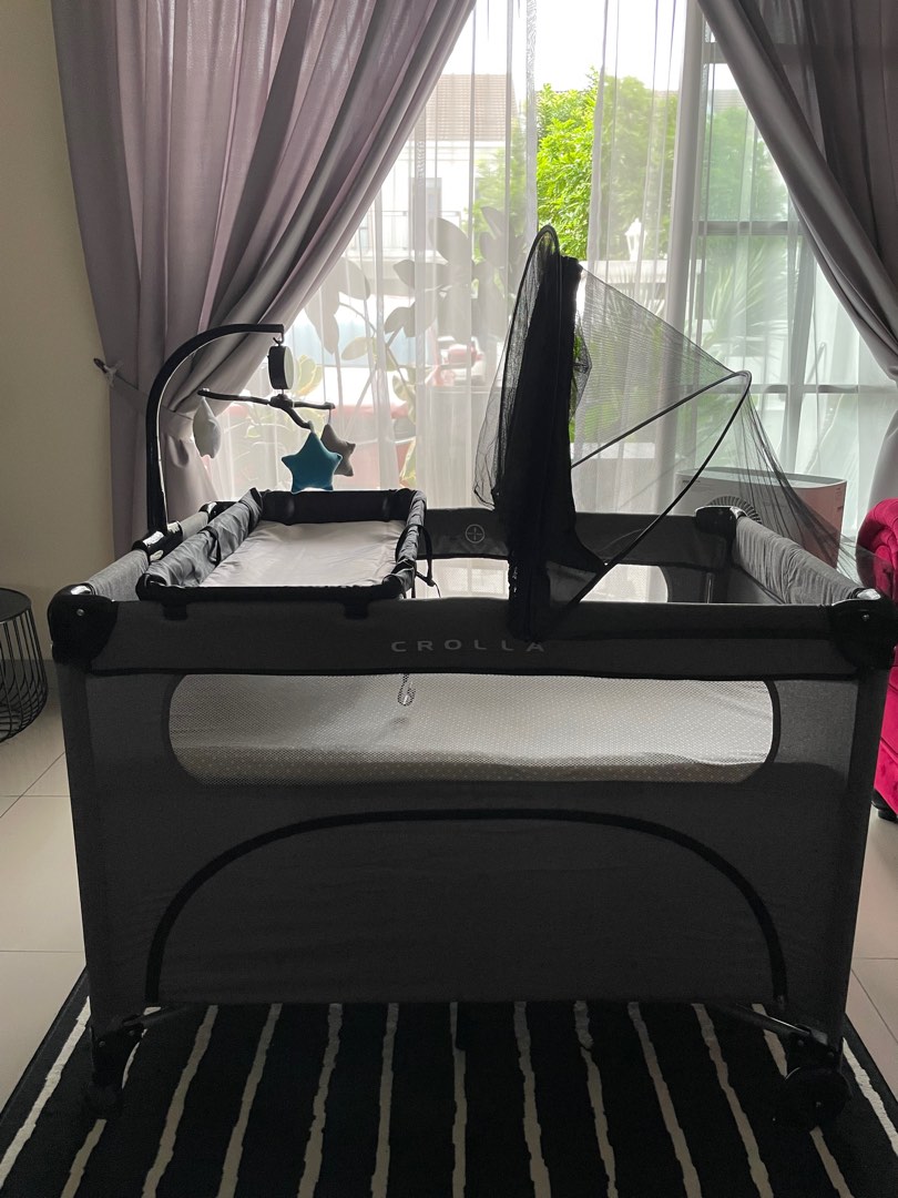 CROLLA Cubbie Travel Playpen, Babies & Kids, Baby Nursery & Kids ...