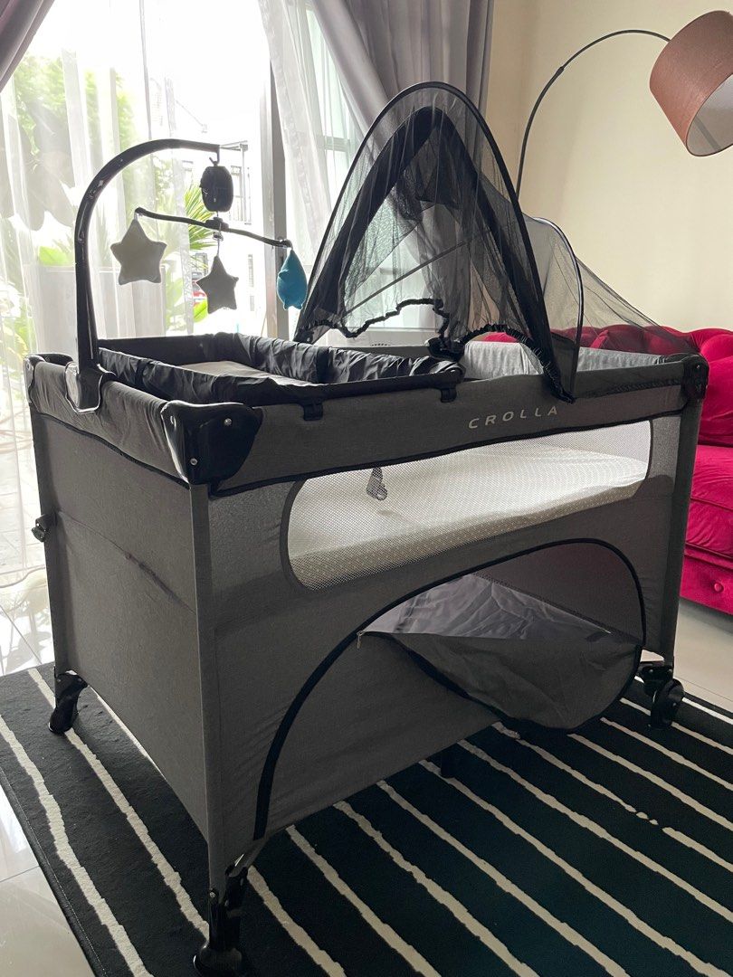CROLLA Cubbie Travel Playpen, Babies & Kids, Baby Nursery & Kids ...