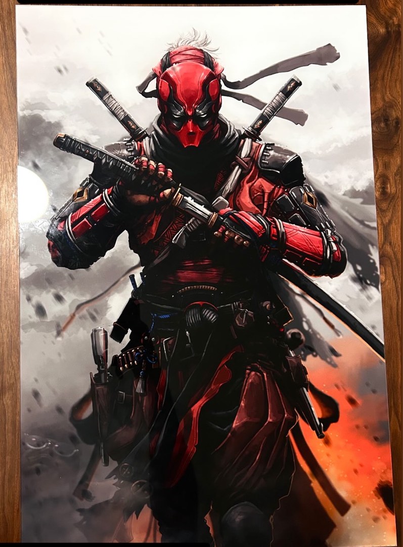 Deadpool acrylic poster, Hobbies & Toys, Stationery & Craft, Art ...