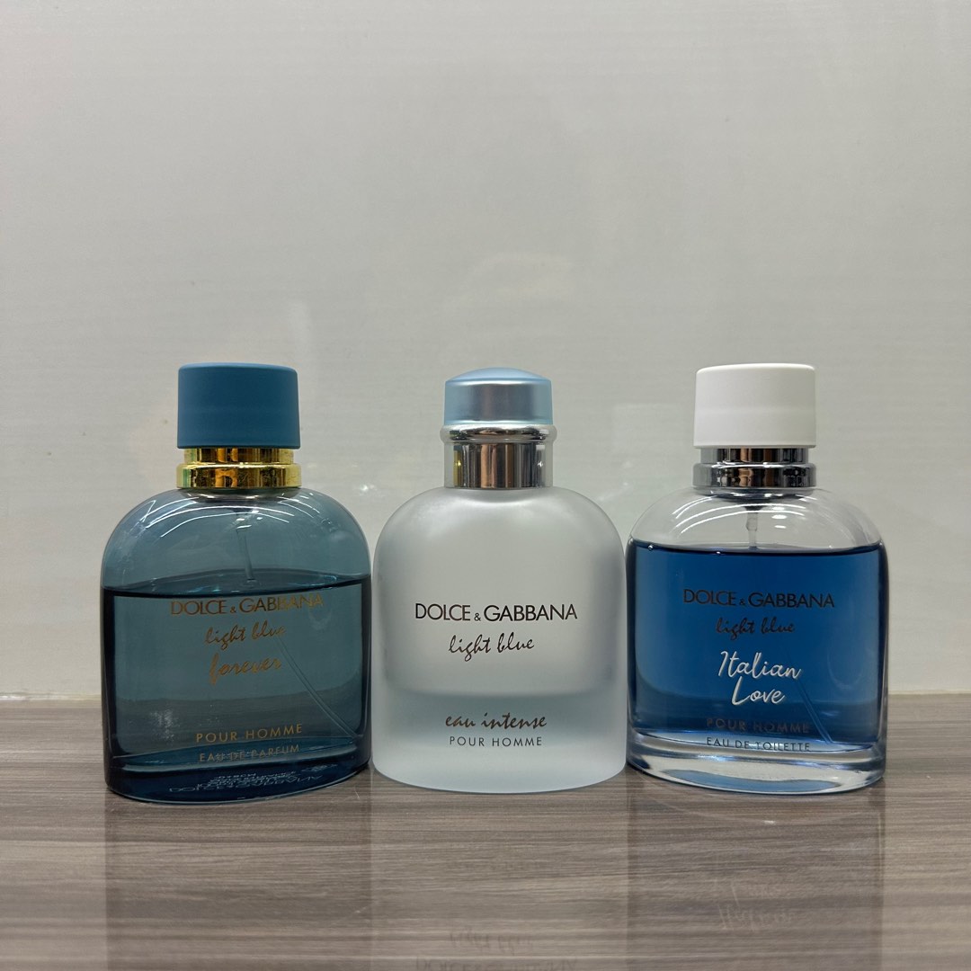 Decant Dolce & Gabbana Light Blue Eau Intense / Italian Love / Forever ...