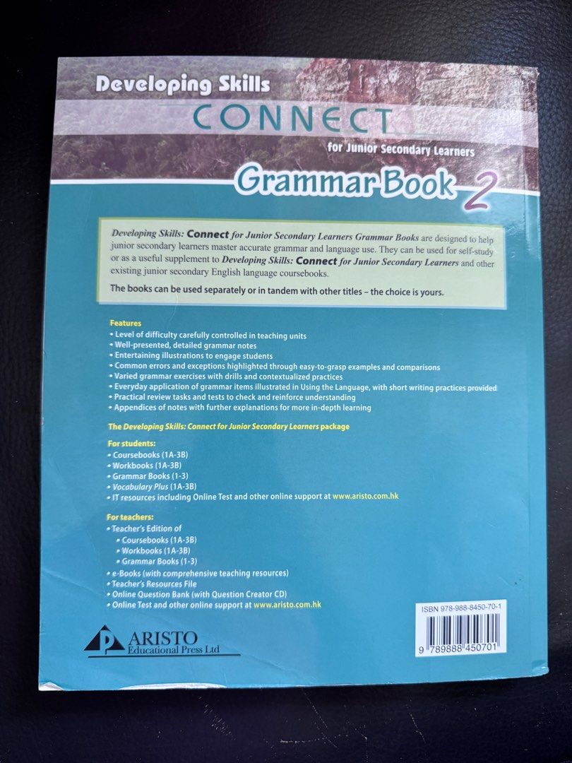 Developing skills connect for junior secondary learners- Grammar book 2, 興趣及遊戲, 書本 & 文具, 教科書 ...