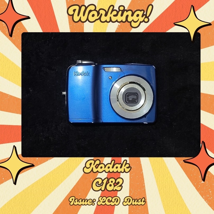 Digicam Blue Kodak C182, Photography, Cameras on Carousell