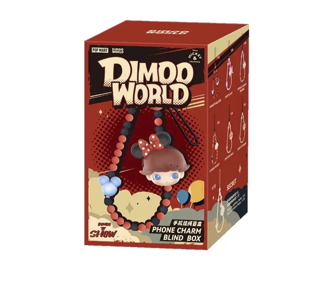 Dimoo World phone charm, Hobbies & Toys, Toys & Games on Carousell