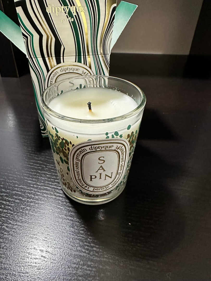 Diptyque 香氛 蠟燭 墨翠 冷杉 綠色 70g 無蓋, 家具及居家用品, 居家香薰在旋轉拍賣