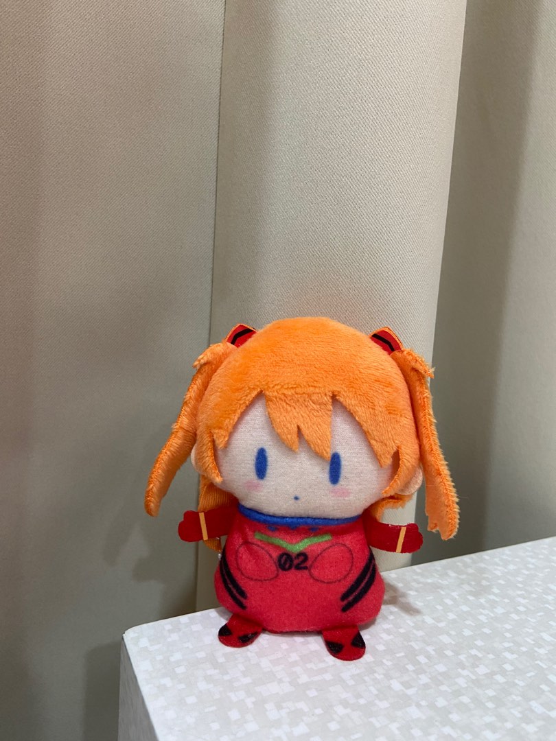 Evangelion Asuka Plush Keychain, Hobbies & Toys, Toys & Games on Carousell