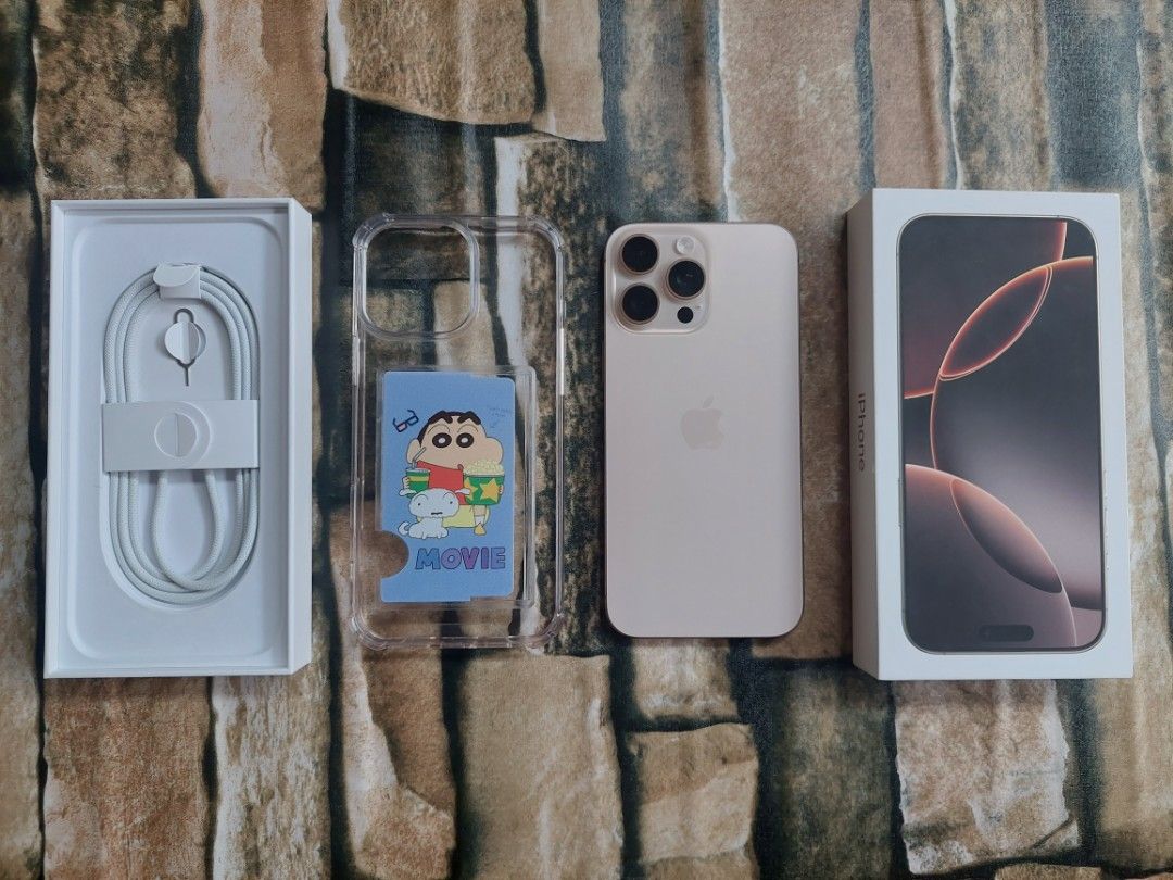 (februari 2026) iPhone 16 Pro Max 256 GB Dessert Titanium No Minus ...