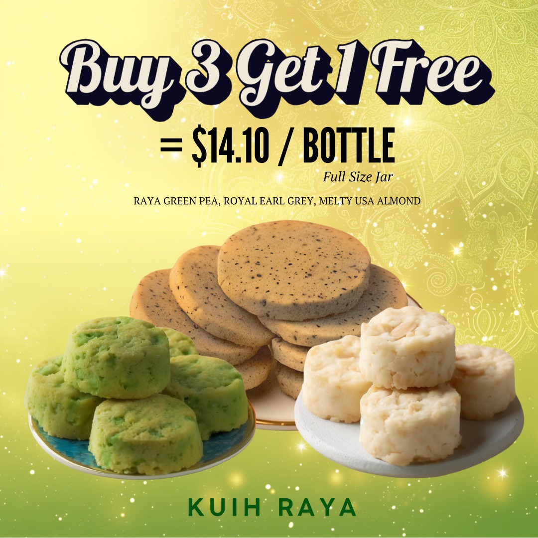 FREE DELIVERY ~ Best Kuih Raya 2025 Singapore ~ Hari Raya Cookies ...