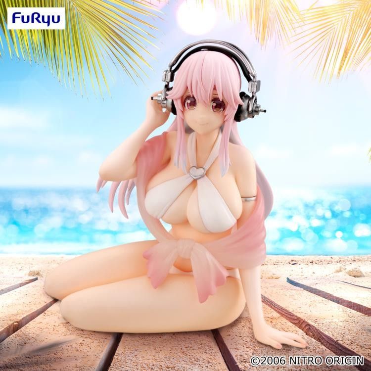 Furyu Nitroplus Super Sonico (White Bikini Ver.) Noodle Stopper Figure, Hobbies & Toys, Toys ...