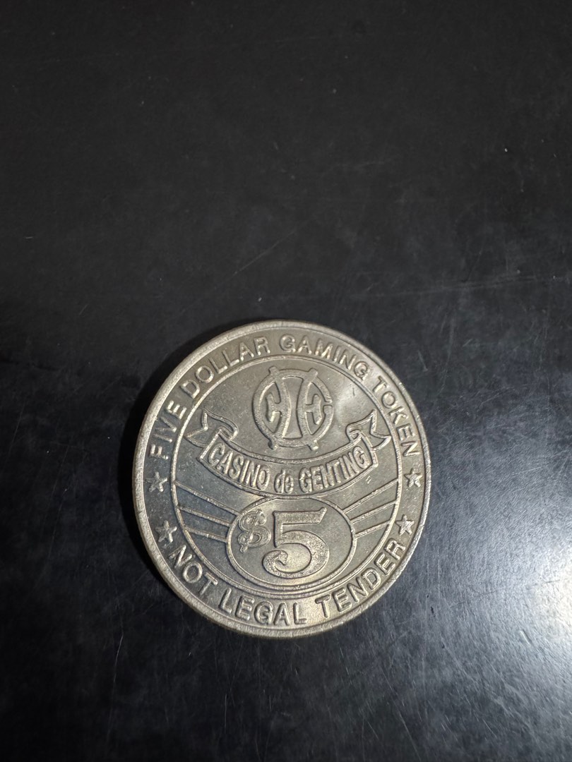 Genting 5 dollar Token, Hobbies & Toys, Memorabilia & Collectibles ...