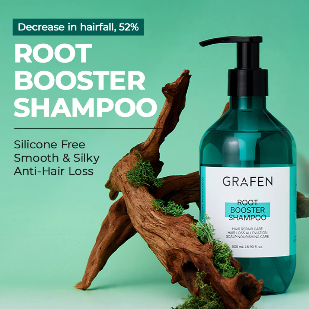 [GRAFEN] Root Booster Shampoo 500ml [No.1 Anti-Hair Loss Shampoo, 22 ...