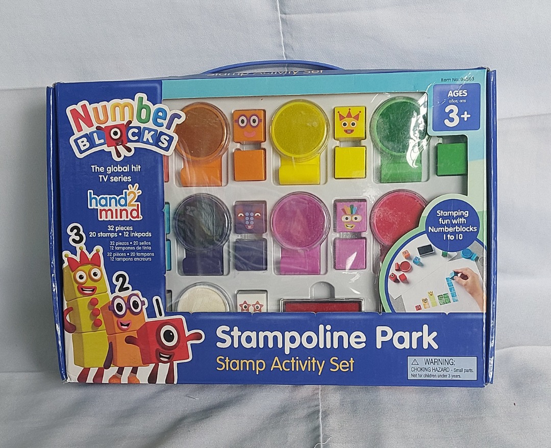 hand2mind Numberblocks Stampoline Park Stamp Activity Set, Hobbies ...