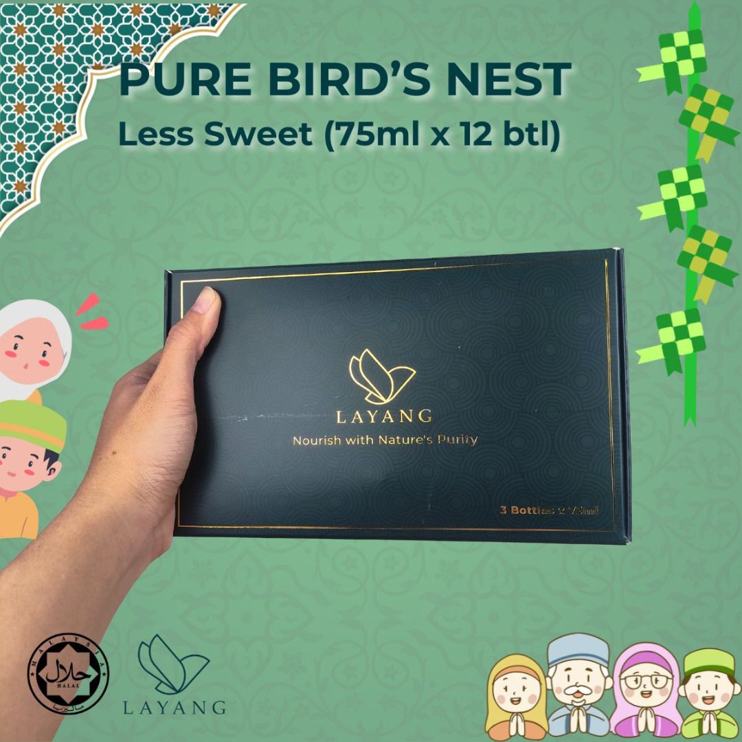 (HARI RAYA SPECIAL) LAYANG Minuman Sarang Burung Walit Tulen HALAL ...