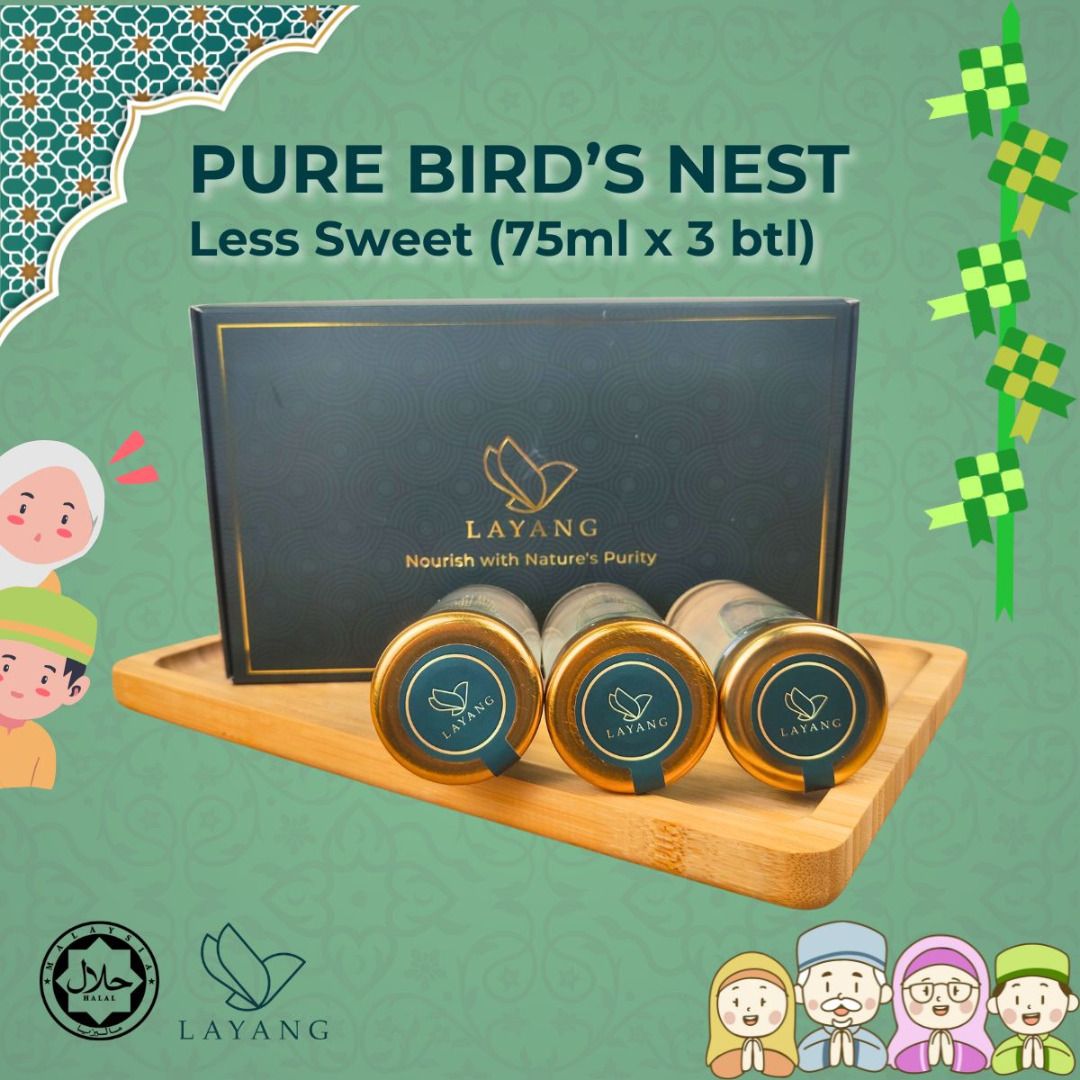 (HARI RAYA SPECIAL) LAYANG Minuman Sarang Burung Walit Tulen HALAL ...