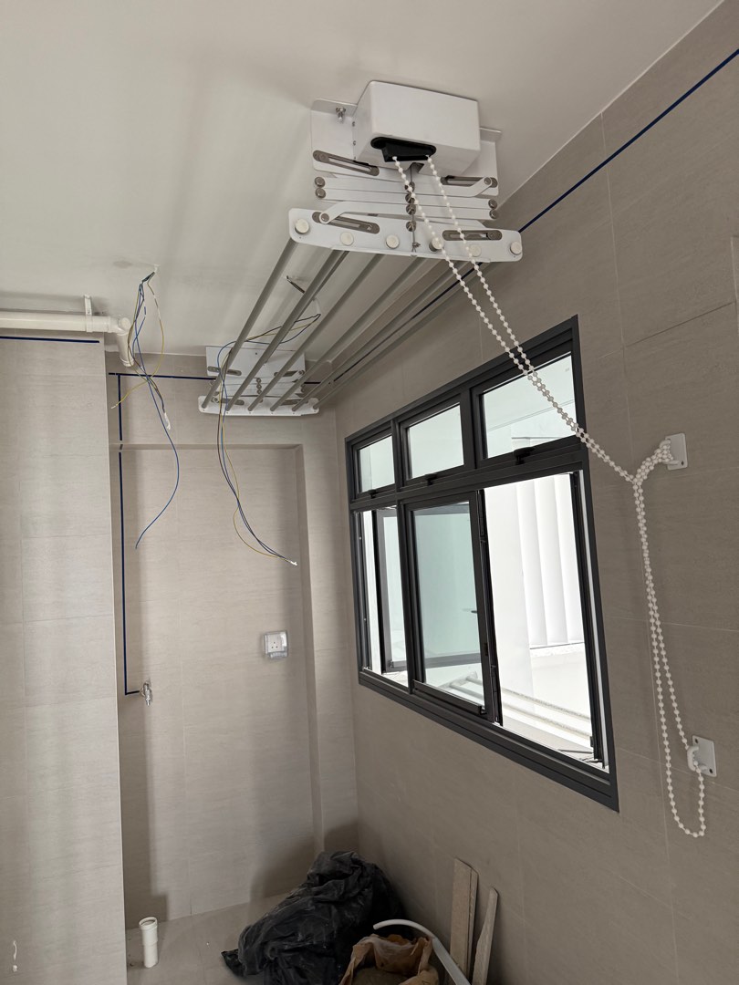 HDB New version Clothes Drying rack, Furniture & Home Living, Home ...