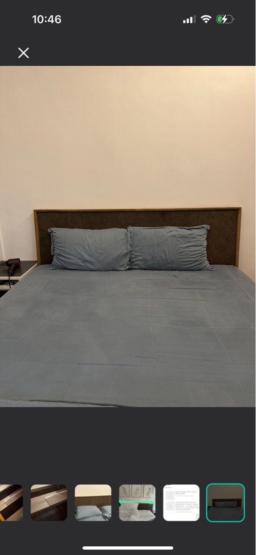 Hipvan Hendrix King bed frame, Furniture & Home Living, Furniture, Bed Frames & Mattresses on ...