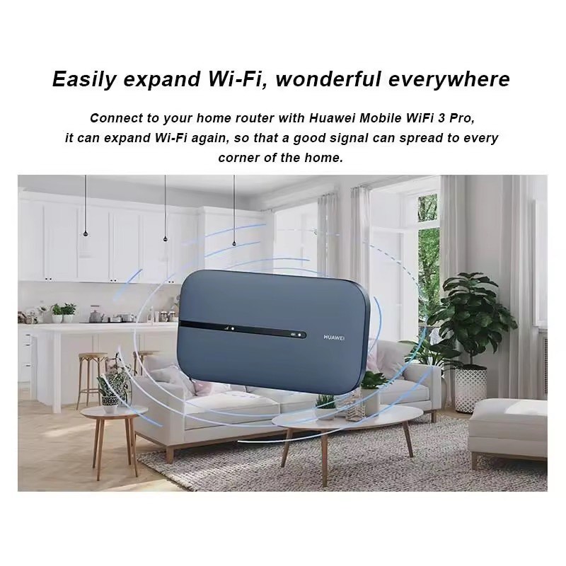 Huawei WiFi 3 Pro 4G/5G Portable Mobile Router E5783-836 300Mbps High Speed 3000mAh Large ...
