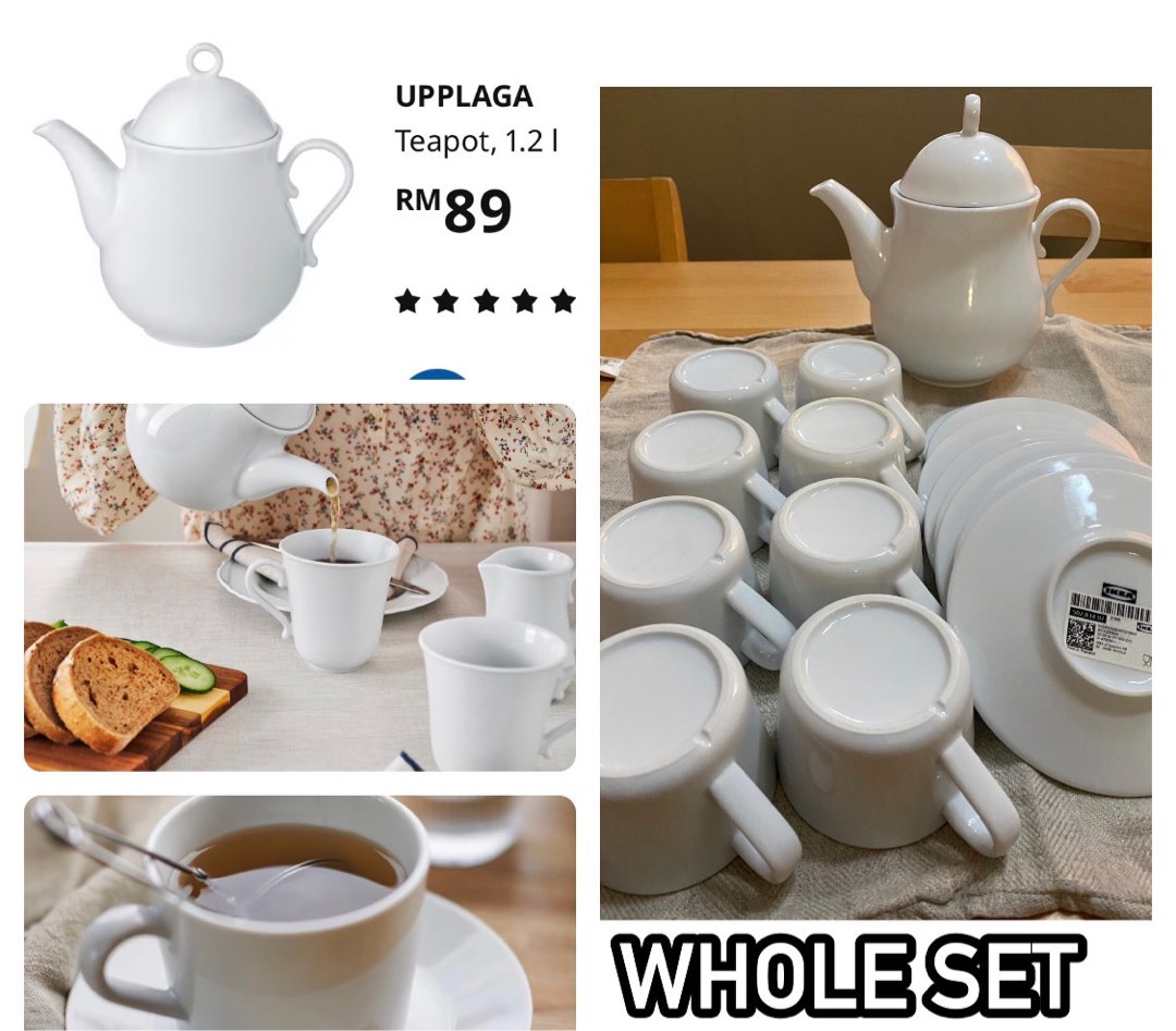 IKEA tea set, TV & Home Appliances, Kitchen Appliances, Kettles ...