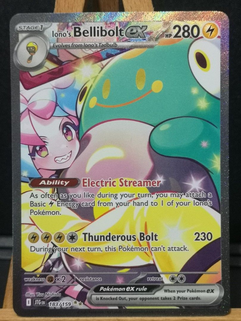 Iono's Bellibolt ex SIR Journey Together Pokémon Card Pokemon TCG ...