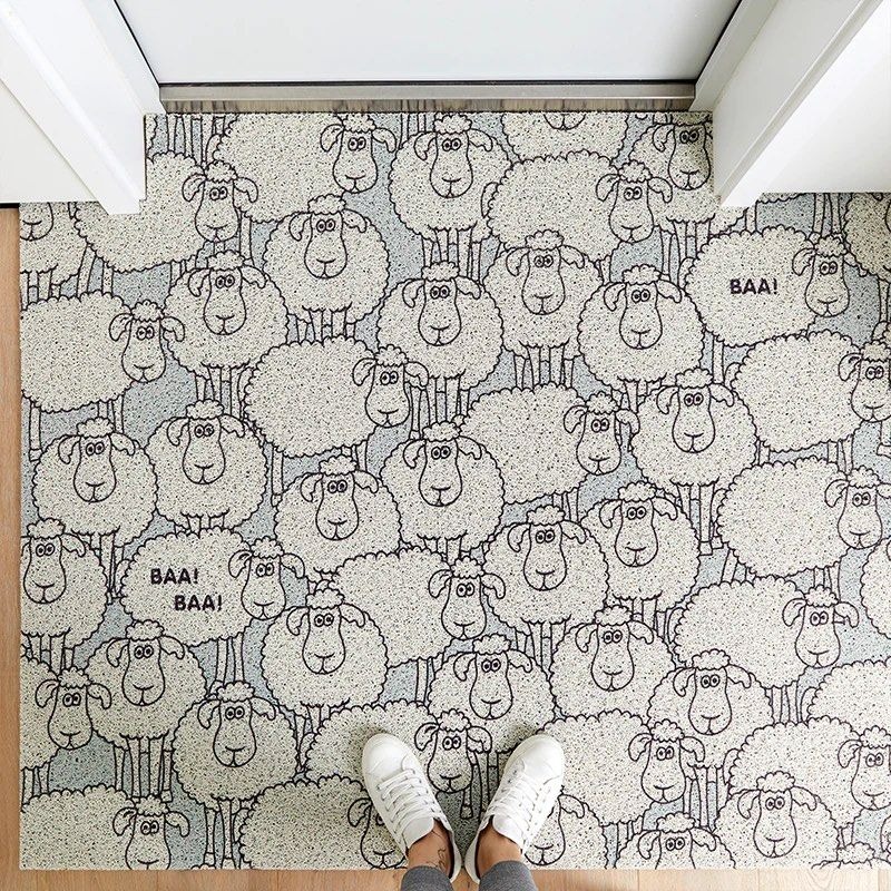 JAZELL Sheep Bath Mat, Furniture & Home Living, Home Decor Accessories ...