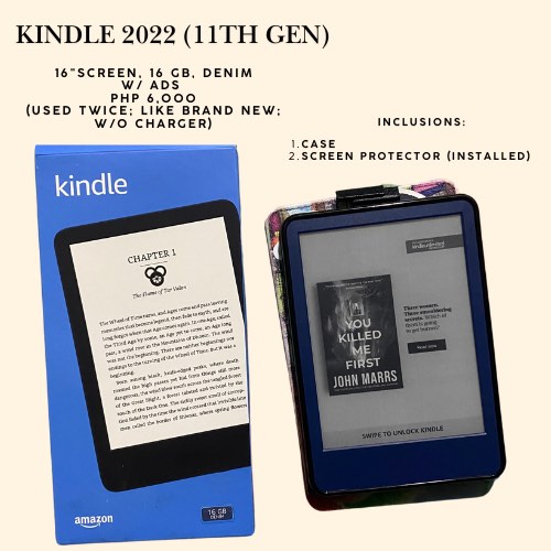 Kindle Basic 2022 (11th gen) 16gb, Mobile Phones & Gadgets, E-Readers ...