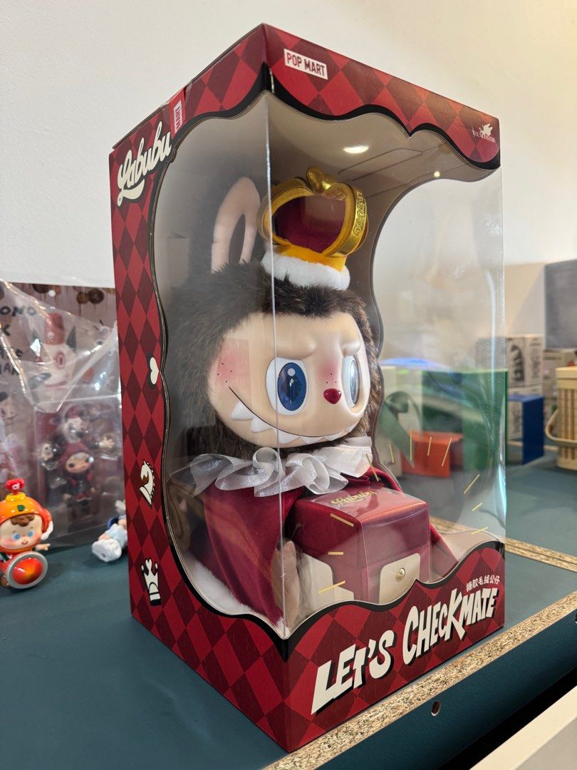 THE MONSTERS Let's Checkmate Series - Vinyl Plush Doll (Labubu King ...