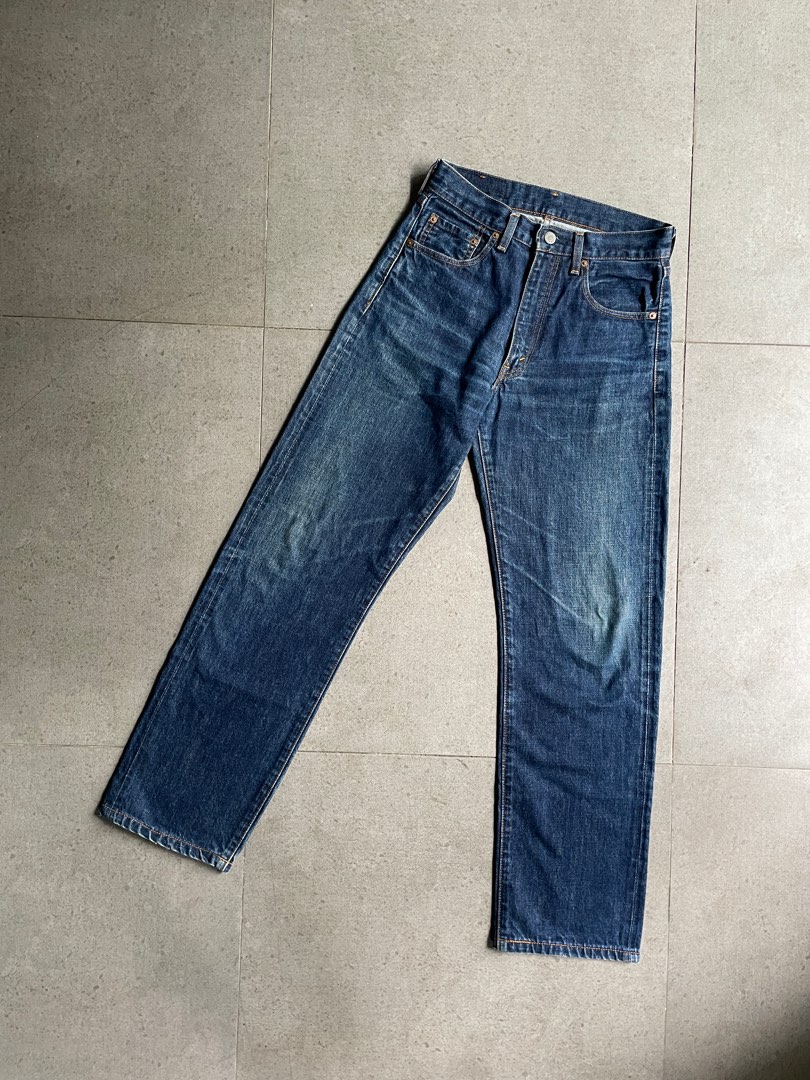 Levi’s 502 Selvedge Big E (not evisu sugarcane lvc momotaro denime), Fesyen Pria, Pakaian ...