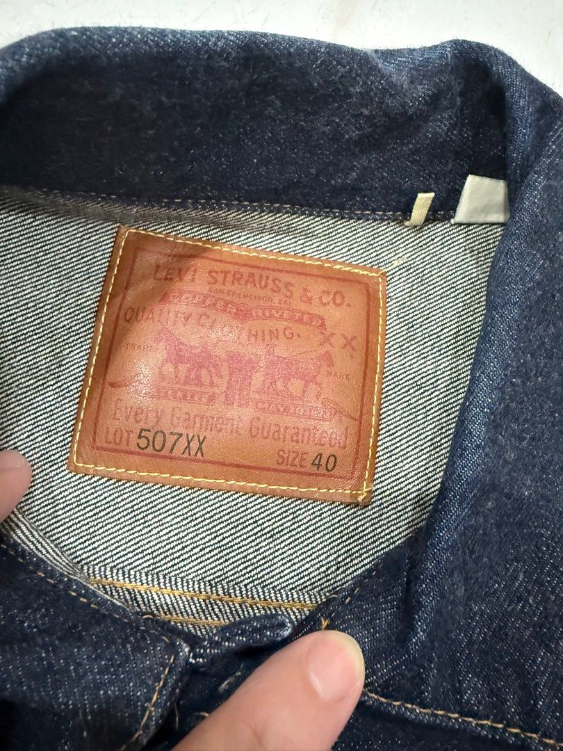 LEVIS LVC 507XX -1953 Selvedge Denim Jacket Type 2 (Made In Turkey ...