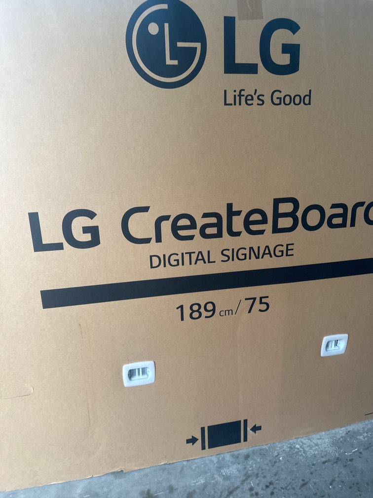 LG createboard 75inch touchscreen, TV & Home Appliances, TV ...