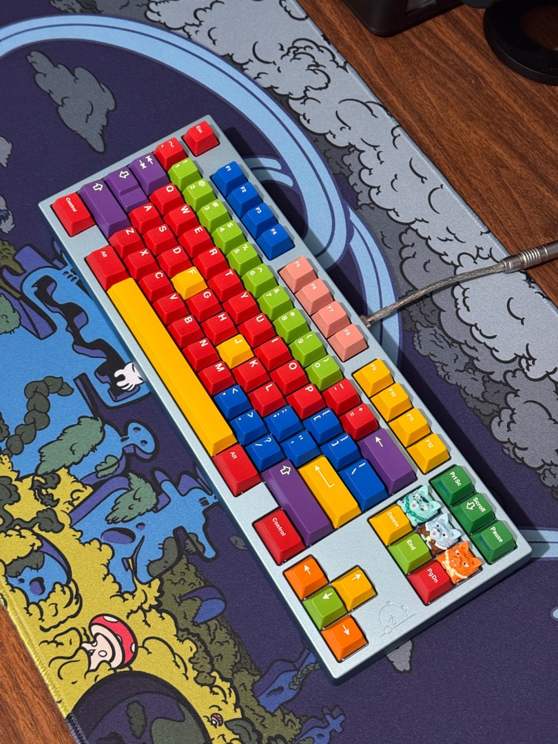 Line Friends TKL WKL Blue, Computers & Tech, Parts & Accessories ...