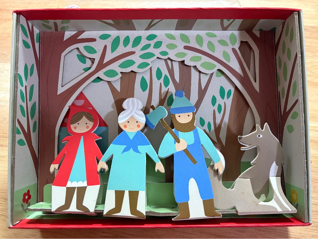 Little Red Riding Hood Puppet Theater, Hobbies & Toys, Toys & Games on ...