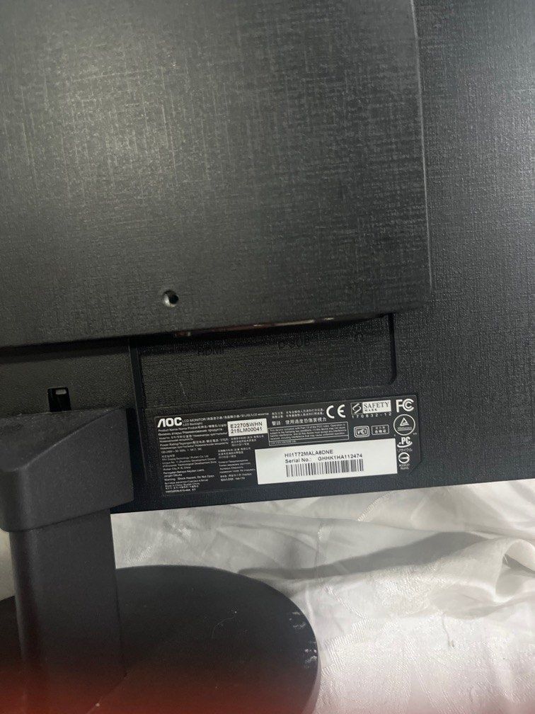 Malfunction AOC screen monitor, Computers & Tech, Printers, Scanners ...